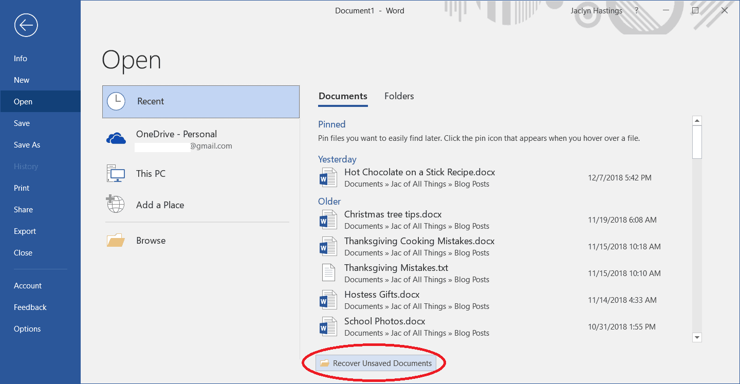 How To Restore A Recently Closed Document or Page Jac Of All Things How To Restore A Recently Closed Document or Page Jac Of All Things