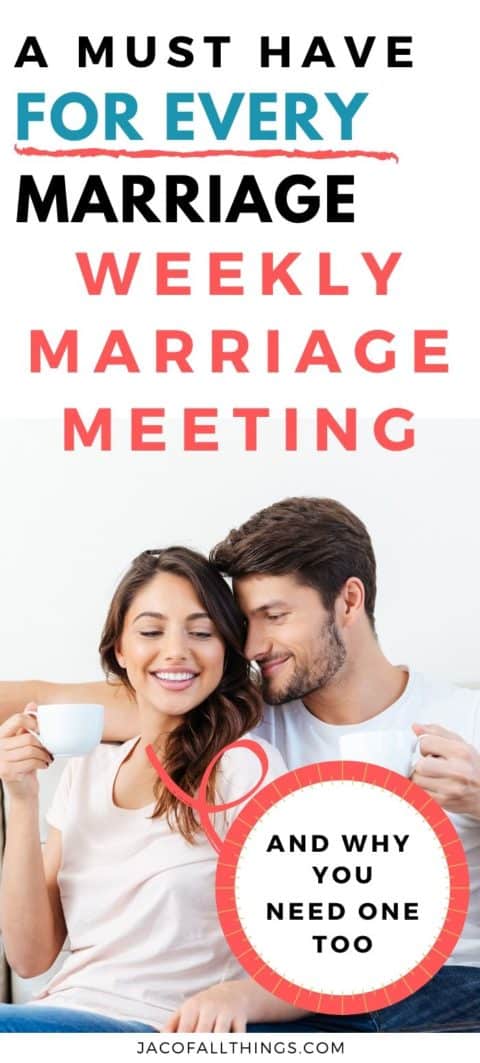 Weekly Marriage Meeting Template