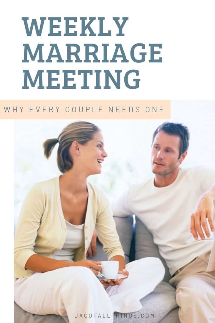 Why A Weekly Marriage Meeting Is Critical For Every Married Couple 